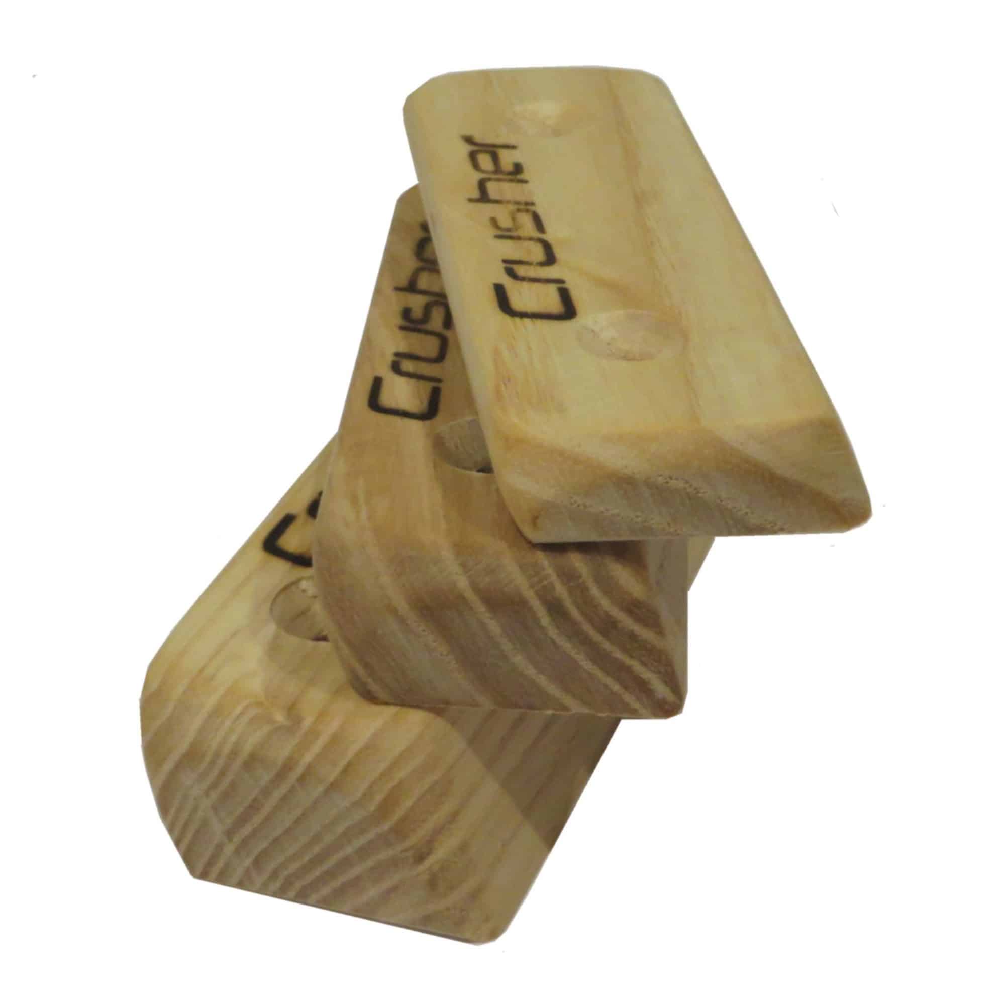 Wooden Climbing Holds Crimp Edge | System Board Hand Holds - Crusher Holds
